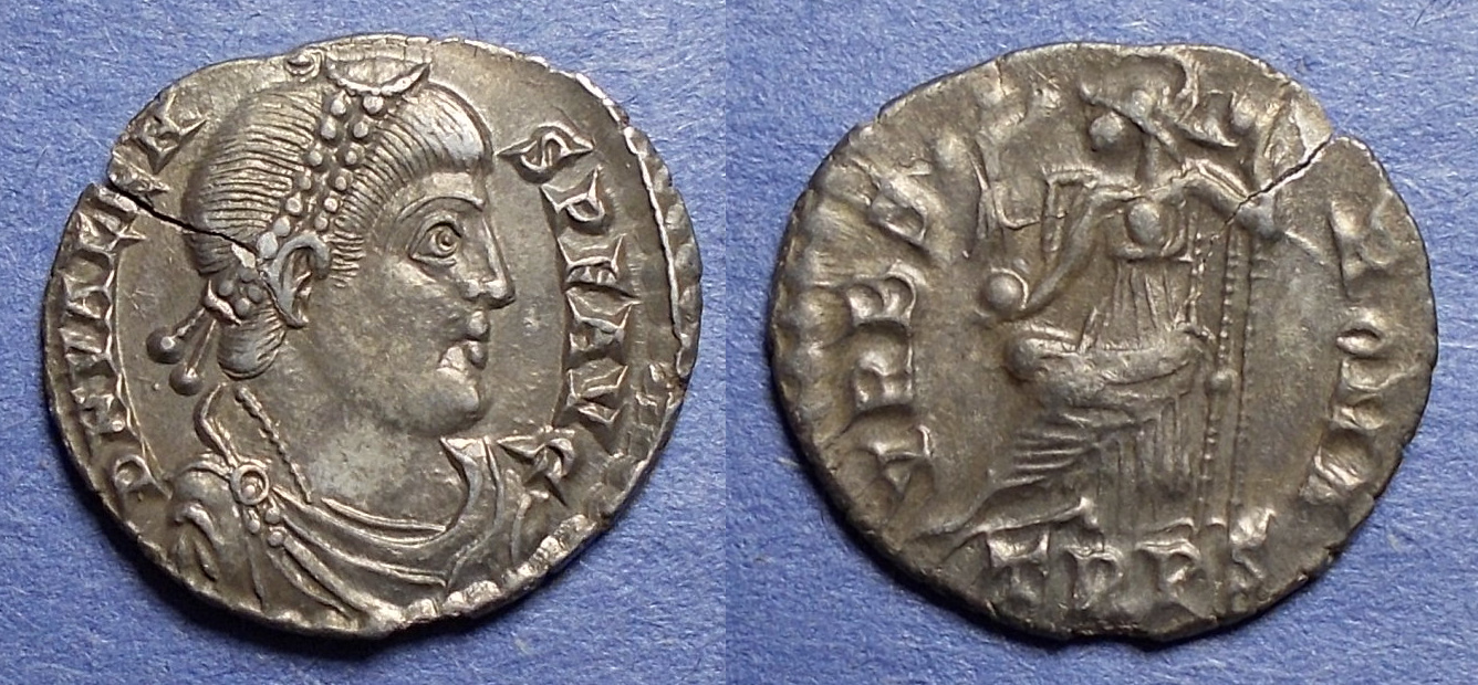 Roman Empire, Valens 364-378, Silver Siliqua | Roman Imperial Coins
