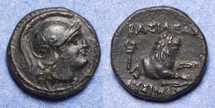 Kings of Thrace, Lysimachos 305-281 BC, Bronze AE14 | Greek Coins