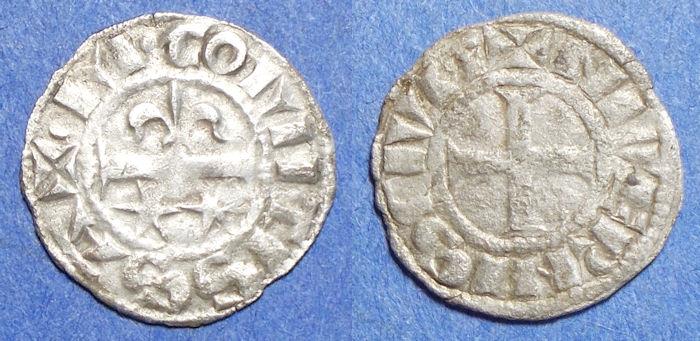 France, Nevers, Mahout II 1257-67, Silver Denier | Medieval Coins