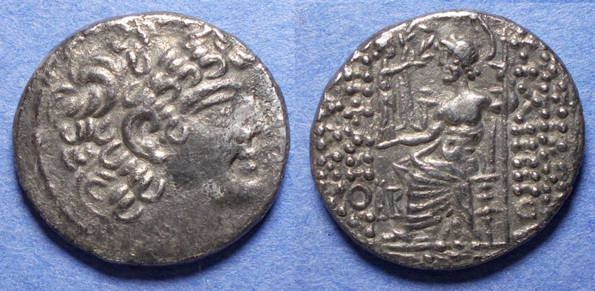 Seleucia & Pieria, Antioch, Aulus Gabinius 57-55 BC, AR Tetradrachm