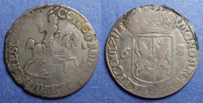 Netherlands, Gelderland 1691, Silver 6 Stuivers | European Coins
