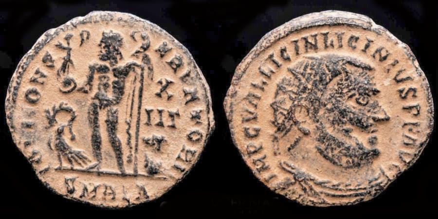 Licinius I AE radiate follis Jupiter standing facing | Roman Imperial Coins