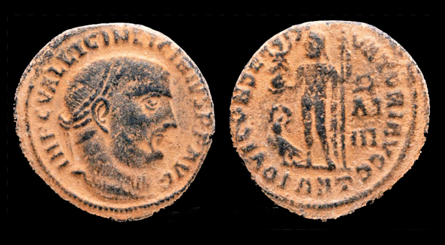 Licinius I AE radiate follis Jupiter standing left | Roman Imperial Coins