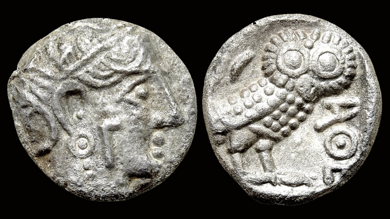 Southern Arabia Saba' AR hemidrachm, imitating Athens | Greek Coins