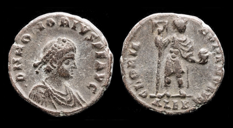 Honorius AE maiorina emperor standing | Roman Imperial Coins