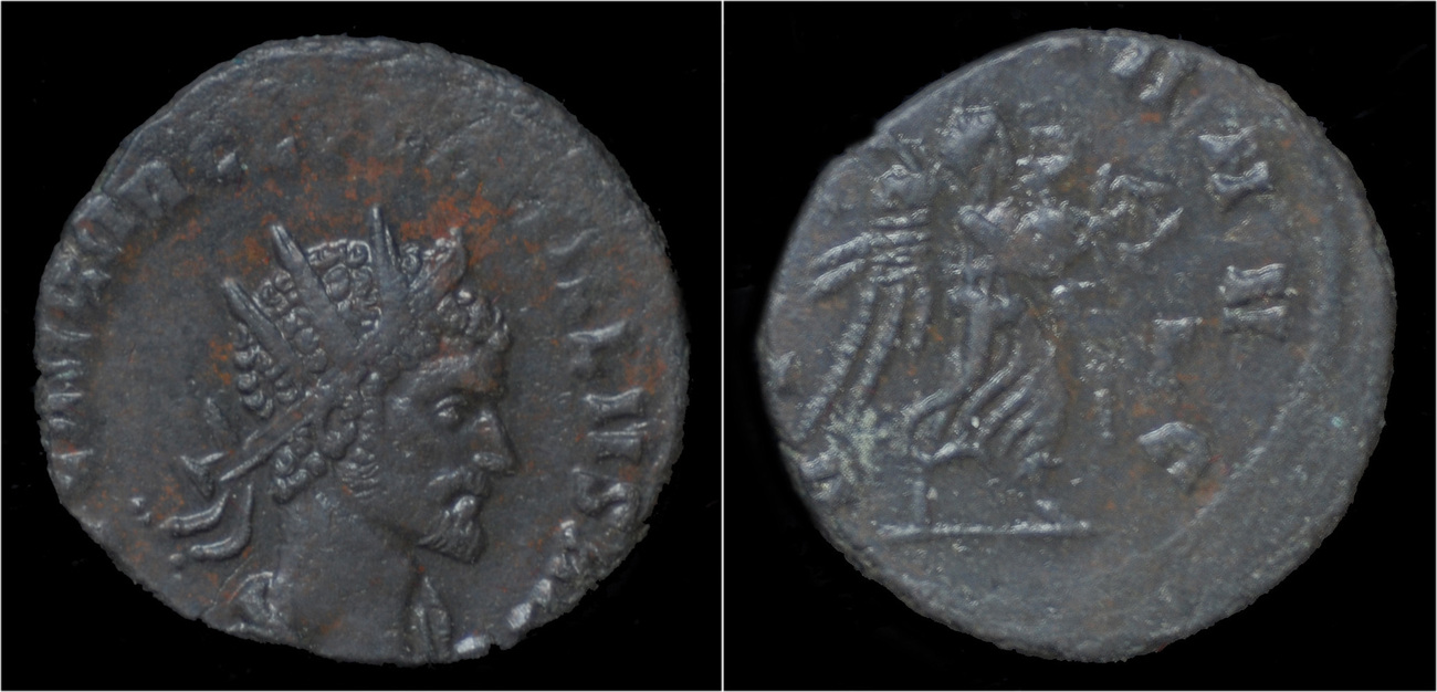 Quintillus antoninianus Victory advancing right. | Roman Imperial Coins