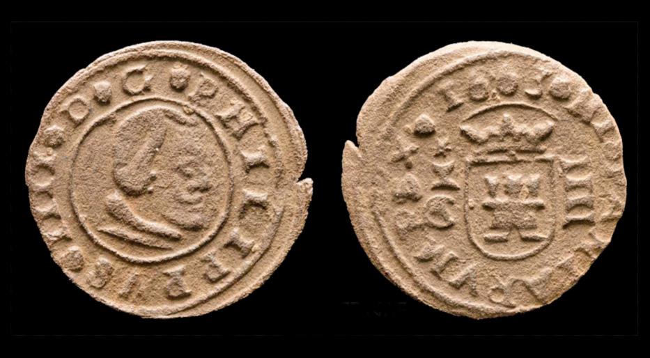 Spain Philip IV 4 maravedis 1663 | European Coins