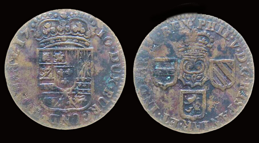 Southern Netherlands Namur Philip V oord 1710 | European Coins