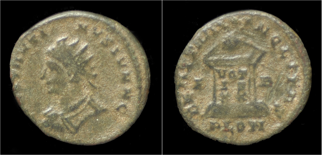 Constantine II AE3 altar inscribed | Roman Imperial Coins