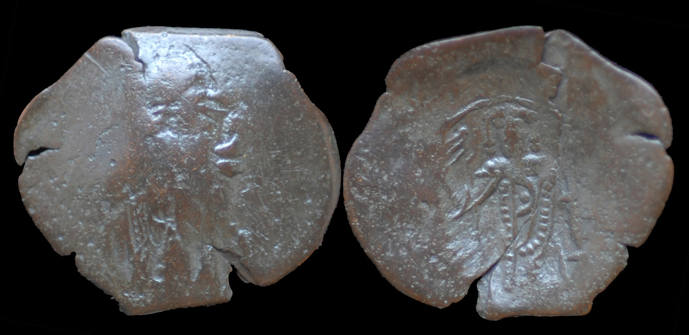 Byzantium Latin rulers of Constantinople bronze trachy | Byzantine Coins