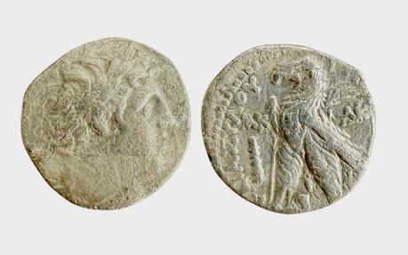 PHOENICIA, Tyre AR Half Shekel 106/105 BC 6.04g, 20mm. | Greek Coins