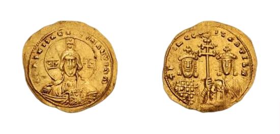 Basil II Bulgaroktonos, with Constantine VIII. 976-1025. AV Histamenon ...
