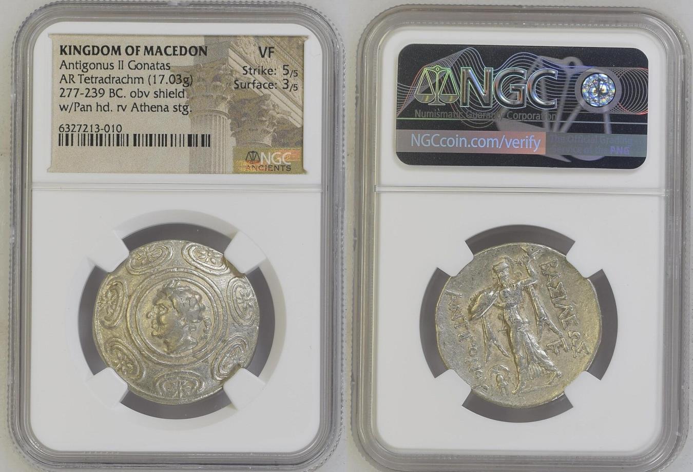 MACEDON. Kingdom of Macedon. Antigonos II Gonatas, 277-239 B.C. AR ...