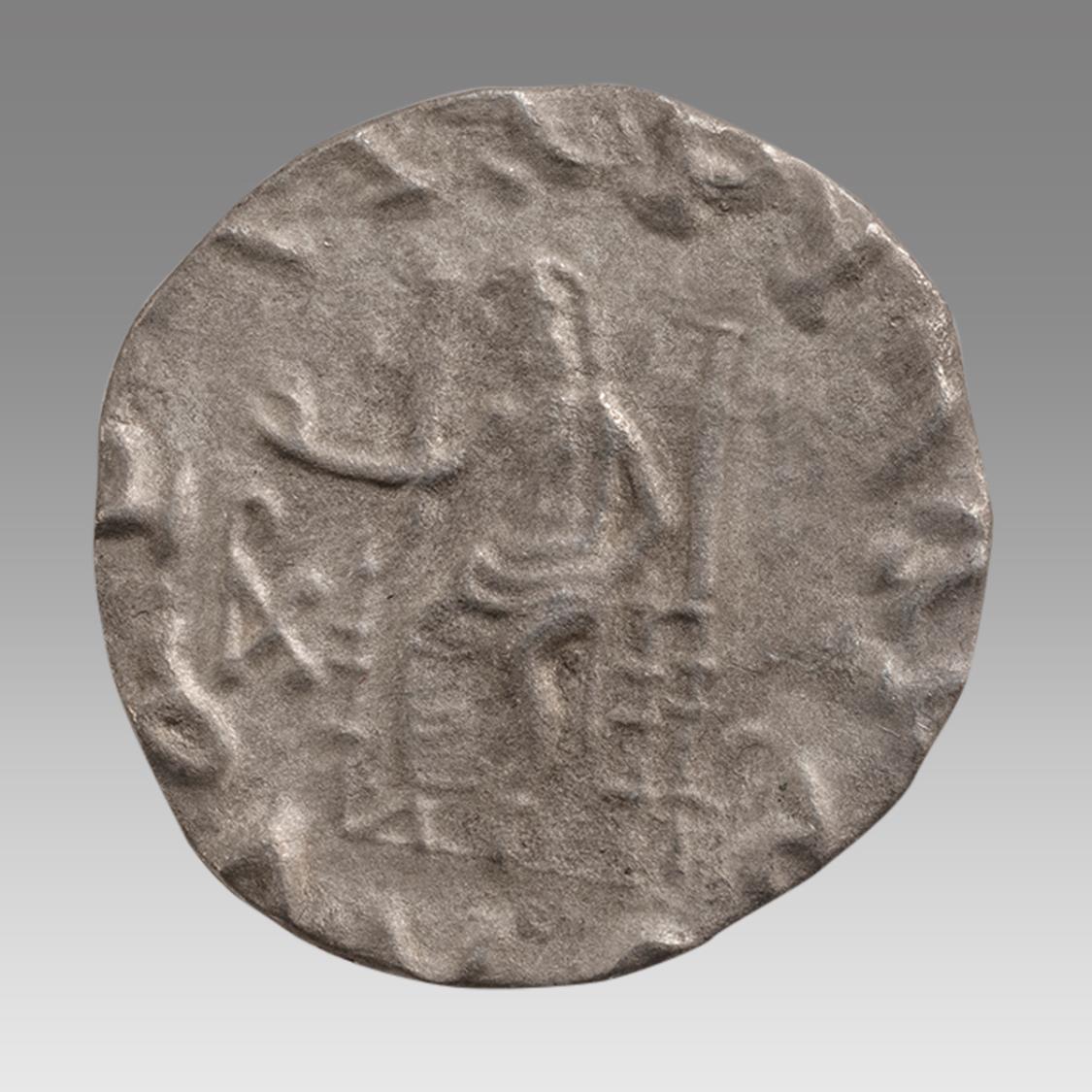 BAKTRIA, Indo-Greek Kingdom. Hermaios Soter. Circa 105-90 BC. AR ...