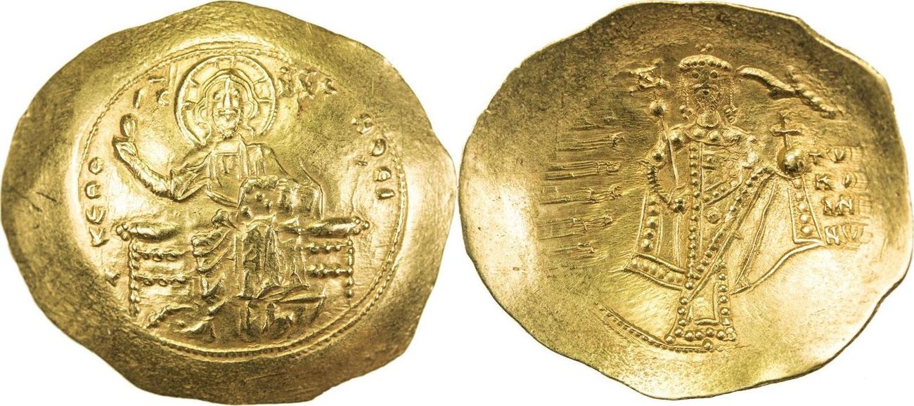 BYZANTINE EMPIRE: Alexis I Comnenus, 1081-1118, AV hyperpyron (31mm, 4.33g)