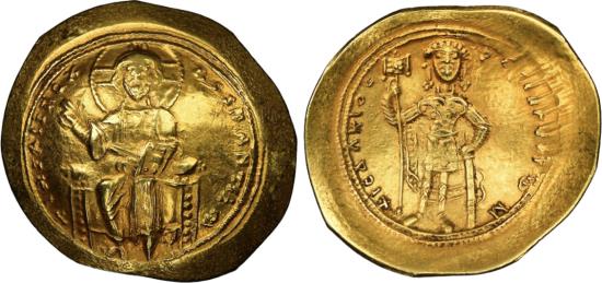 Isaac I Comnenus (AD 1057-1059). AV histamenon nomisma (26mm, 6h). NGC XF,