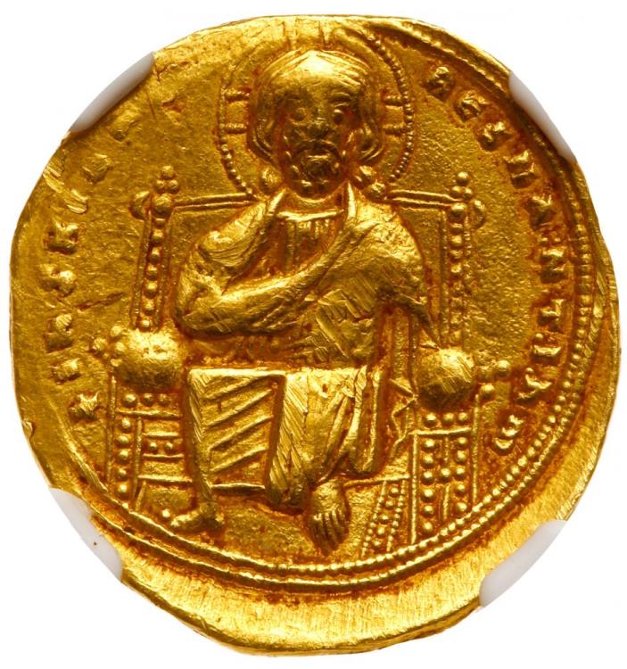 Romanus III, Argyrus, 1028-1034. Gold Nomisma (4.4g). Christ ...