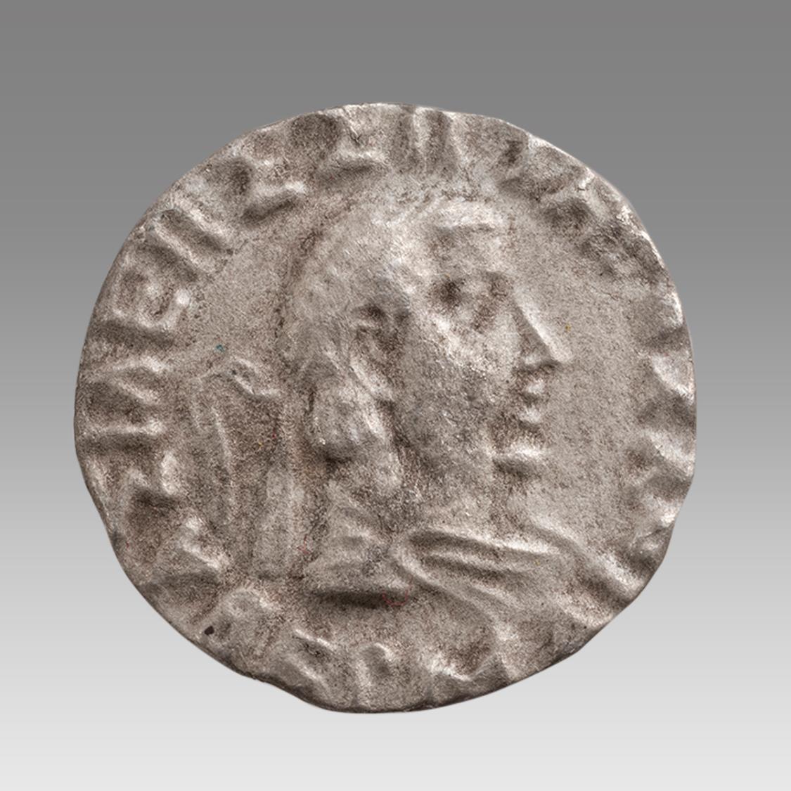 BAKTRIA, Indo-Greek Kingdom. Hermaios Soter. Circa 105-90 BC. AR ...
