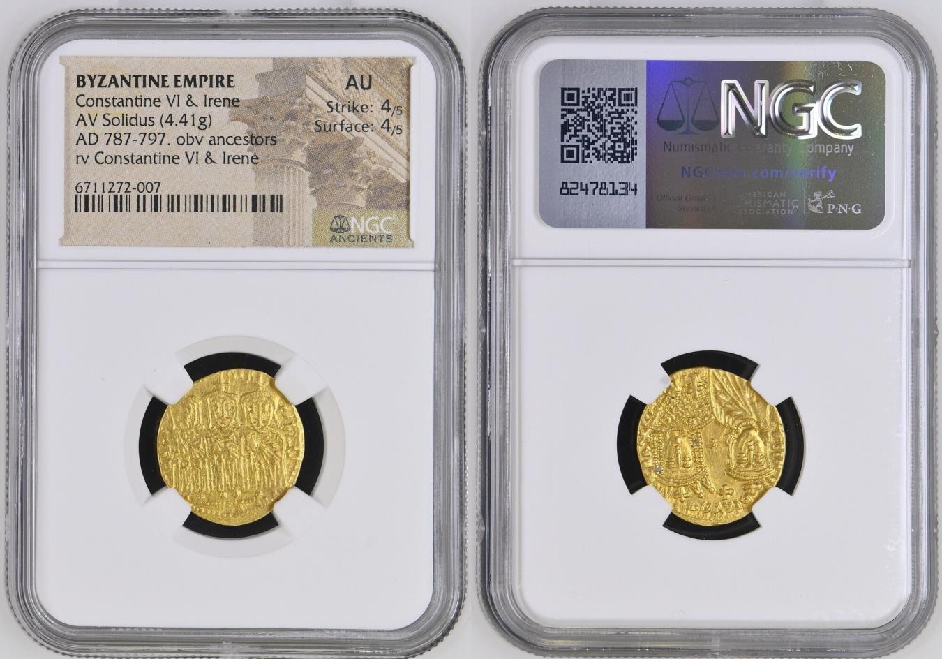 Byzantine Empire: Constantine VI & Irene with Leo III, Constantine V ...