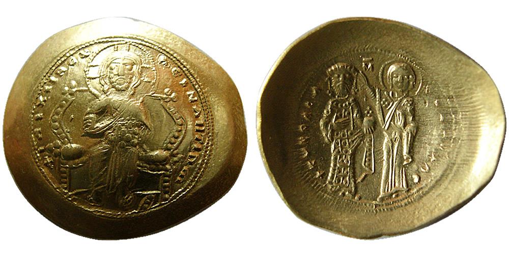 BYZANTINE EMPIRE. Constantine X, 1059-1067 AD. AV Histamenon Nomisma.