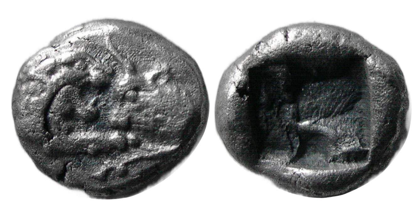 KINGDOM of LYDIA, Kroisos. Circa 561-564 BC. AR 1/12 Stater. | Greek Coins