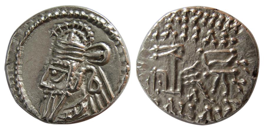 KINGS of PARTHIA. Osroes II. Circa AD 190-208. AR Drachm. | Ancient ...
