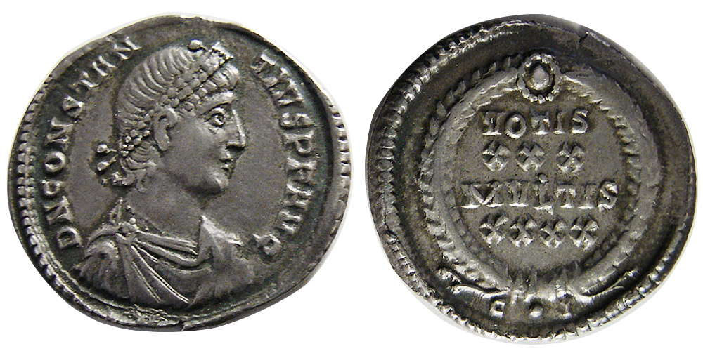 ROMAN EMPIRE; Constantius II, 337-361 AD. AR Siliqua. | Roman Imperial ...