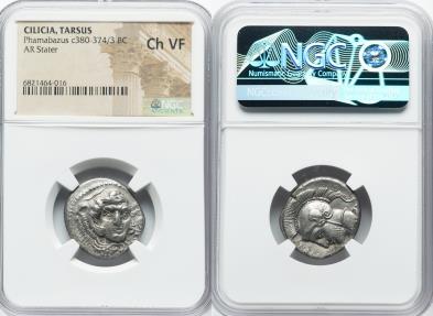 Cilicia, Tarsus, Pharnabazus, as Satrap (380-374/3 BC). AR stater. NGC ...