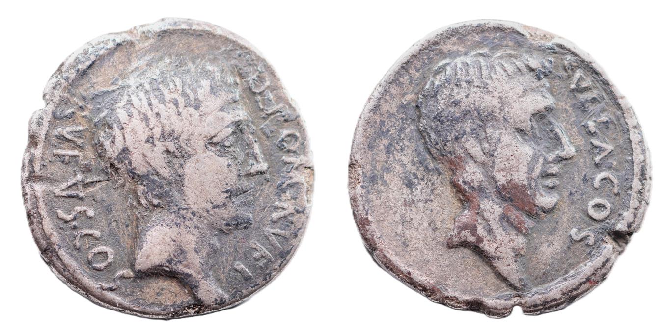 Q. Pompeius Rufus (54 BC) AR Denarius. Rare portrait of the dictator Sulla.