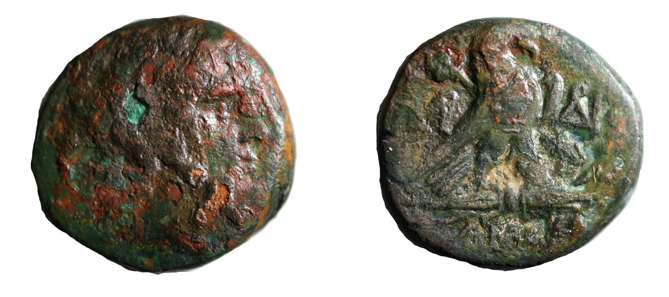 Phrygia, Amorion. 2nd-1st centuries BC. Æ 20 mm.