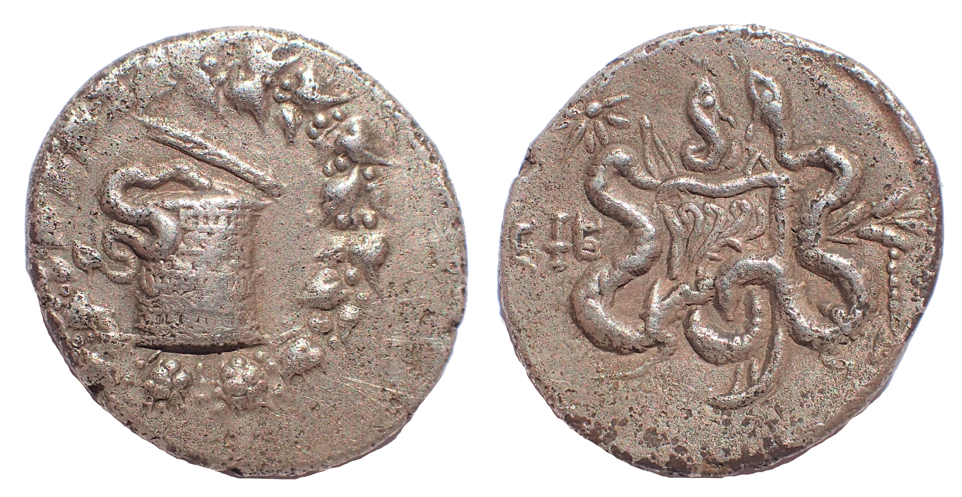 Ionia, Ephesos. Circa 166-67 BC. AR Cistophoric Tetradrachm