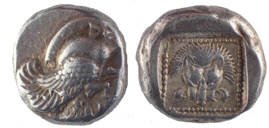 Ionia, Samos (494-439 BC). Ar Drachm. Rare. | Greek Coins