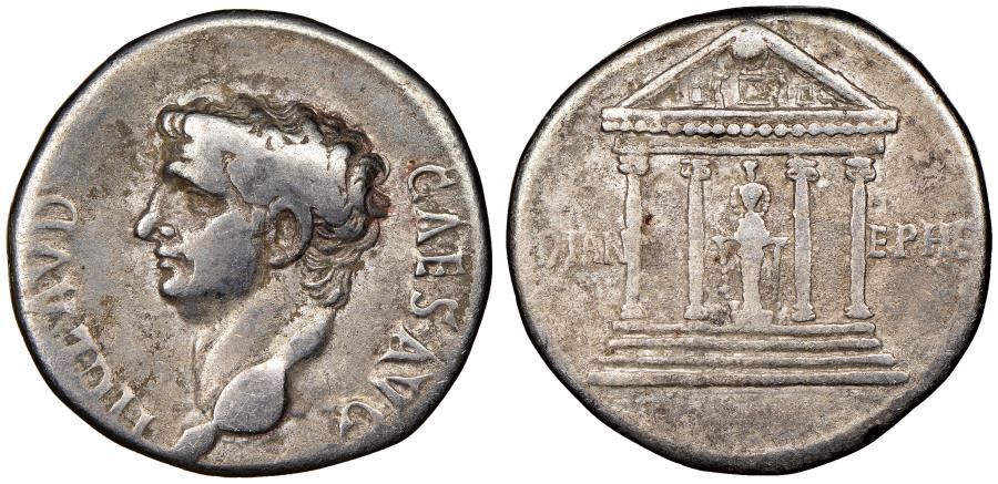 Claudius I (AD 41-54). AR cistophorus. Temple of Artemis. | Roman ...