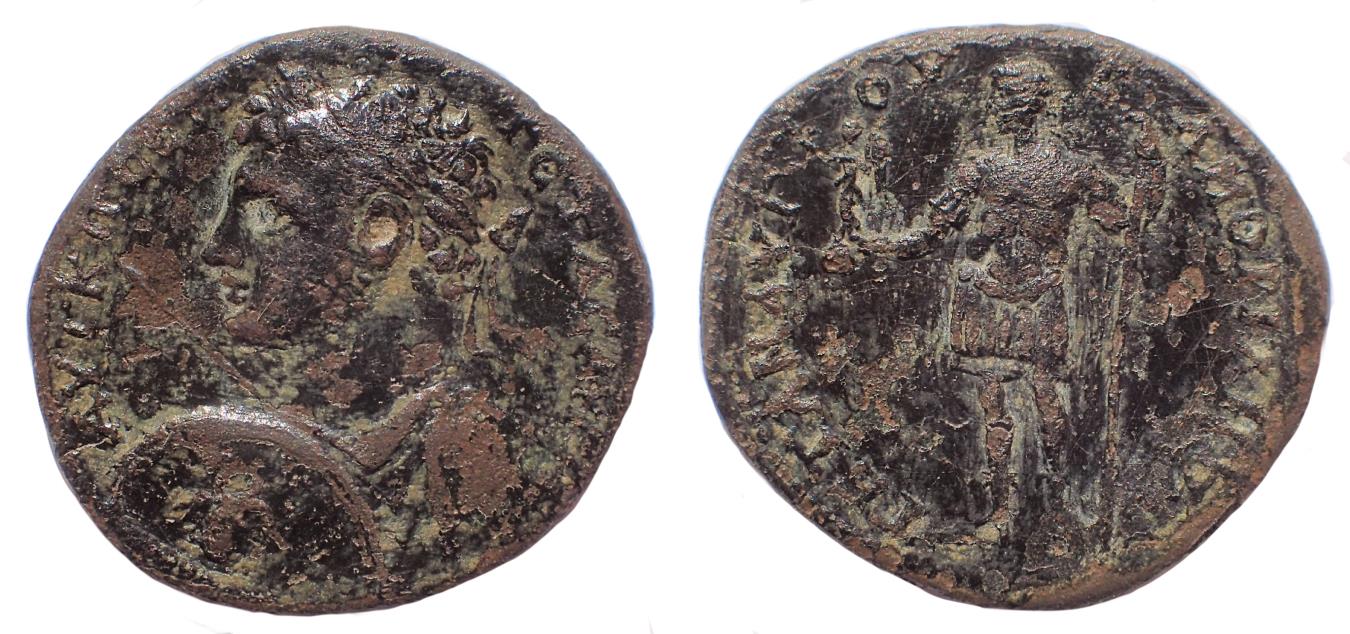 Phrygia, Amorium, Geta, 209-212 AD. AE 30. Unpublished. | Roman ...