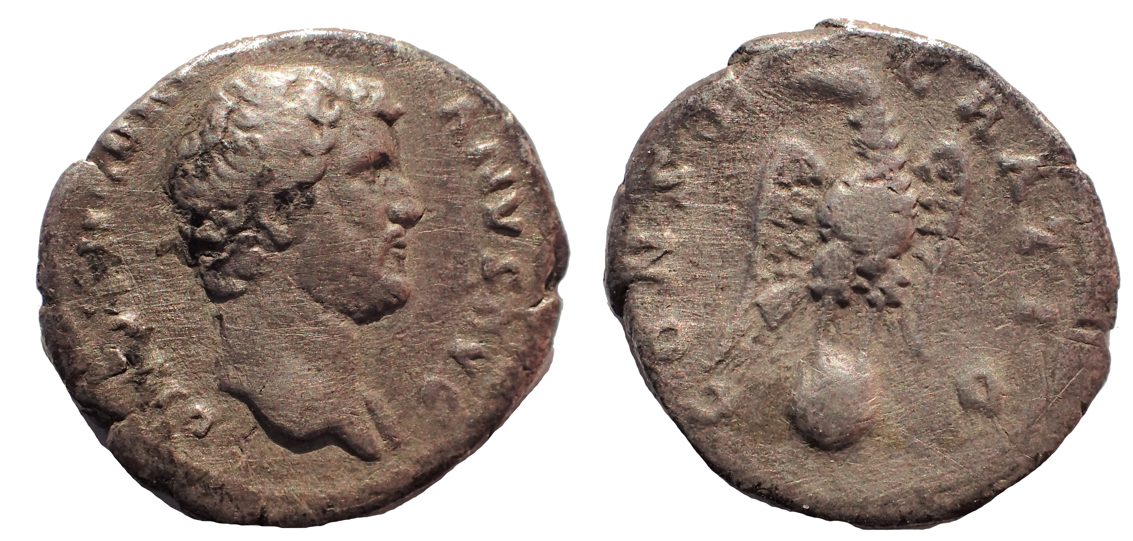 Divus Hadrian, Denarius, AD 138. Very Rare. | Roman Imperial Coins