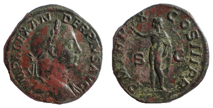 Severus Alexander, 222-235 AD. AE Sestertius, Sol Reverse | Roman ...