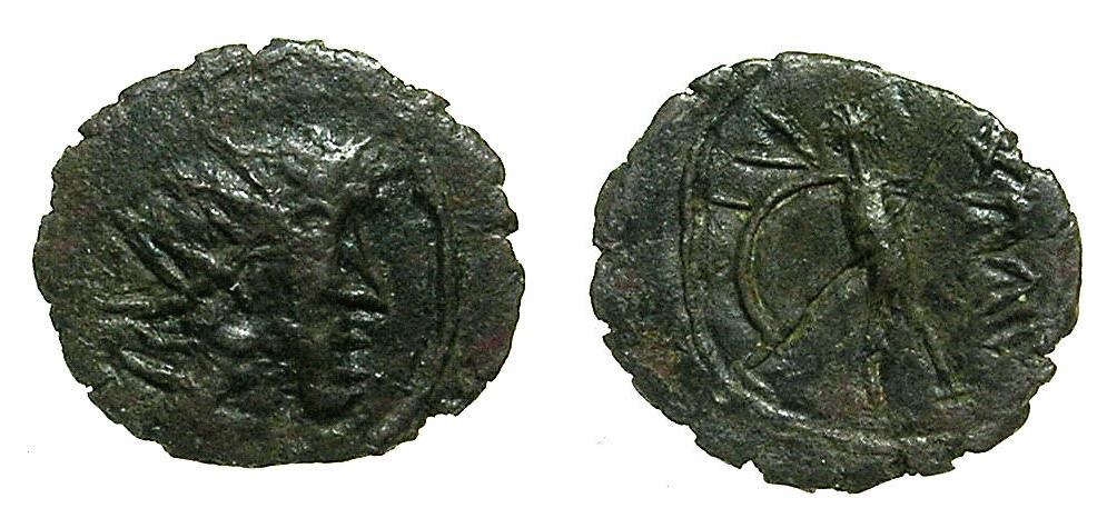 Barbarous radiate late 3rd - 4th cent AD. AE.'Antoninianus' imitating ...
