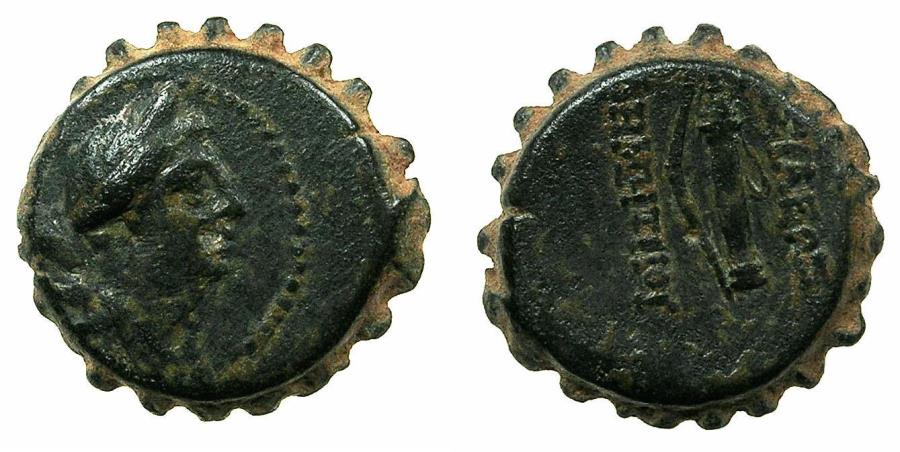 SELEUCID EMPIRE.Demetrius I 162-150 BC.AE.20mm. Mint of ANTIOCH ...