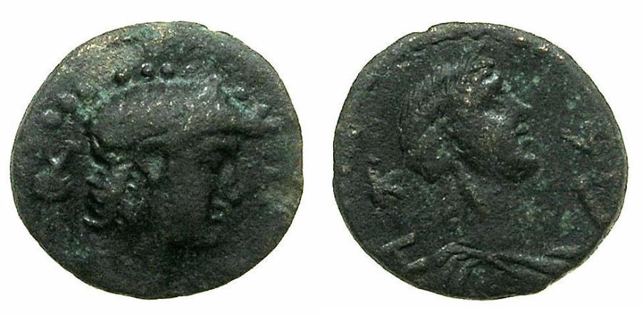 CYZICUS.Nero AD 54-68.AE.14.8mm. Reverse.Poppaea? | Roman Provincial Coins