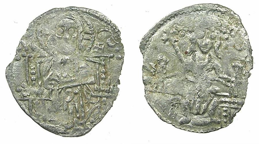 SERBIA.Stefan VIII Uros IV Dusan as Emperor AD 1346-1355.AR Dinar.