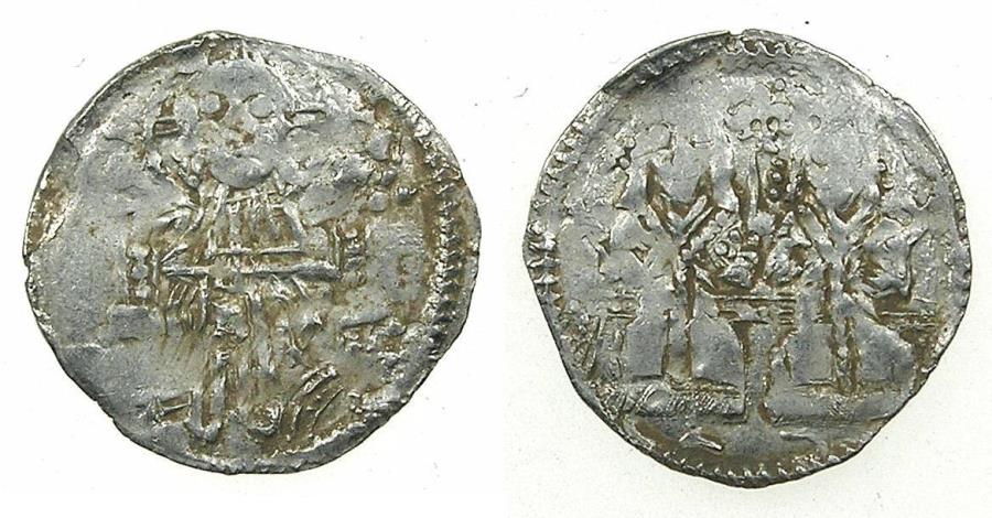 SERBIA.Stefan VIII Uros IV Dusan as Emperor AD 1346-1355.AR Dinar.