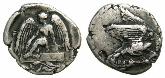 PELOPONESE.ELIS.OLYMPA Circa 325 BC.'19th cent.Electrotype' Stater.The ...