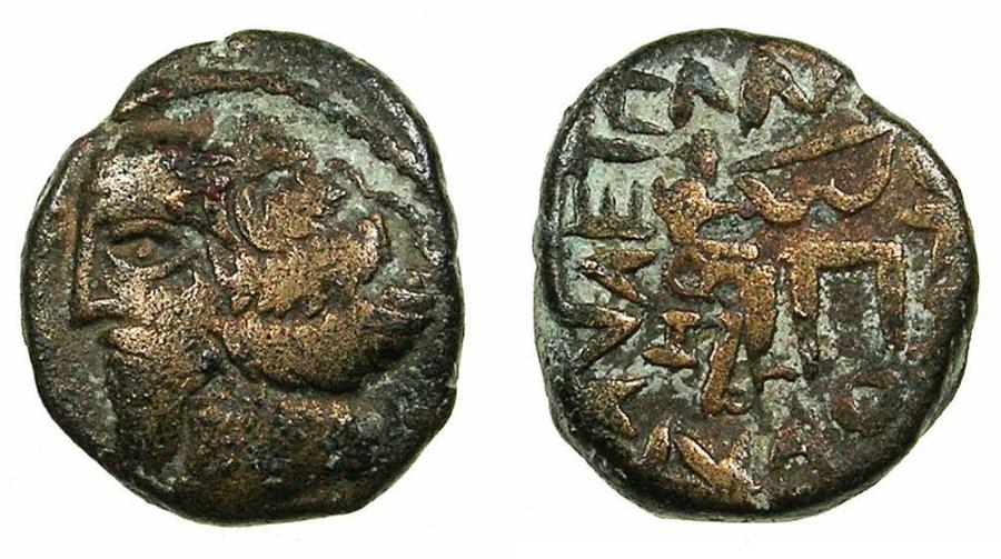 INDO PARTHIA.Gondopharid Dynasty.Sanabares , Usurper mid 1st cent BC.AE ...
