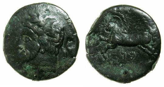 NUMIDIA.Massinissa or Micipsa circa 203-148-118 BC. AE.27.2mm.Reverse ...