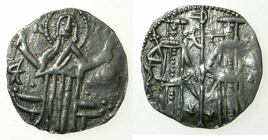 BULGARIA.Ivan Alexander 1331-1371.AR.Grosch. 2nd type; with his son ...