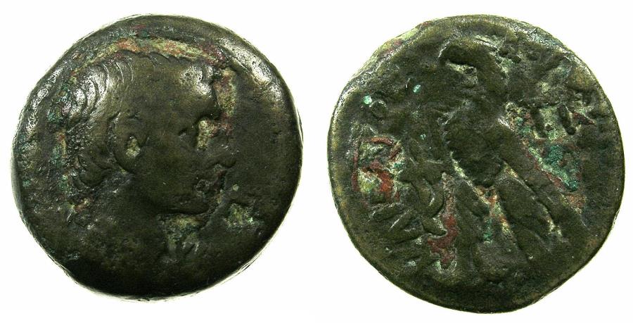 EGYPT.ALEXANDRIA.Augustus 27BC-AD14.AE.80 Drachmas. ****The First Roman ...