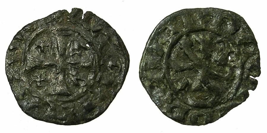 CRUSADER STATES.CYPRUS. Janus AD 1398-1432.Billon Denier ...