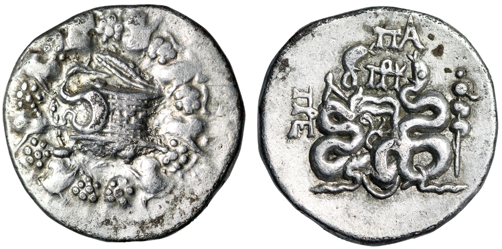 Mysia, Pergamon AR Cistophoric Tetradrachm of Pergamon Very Fine