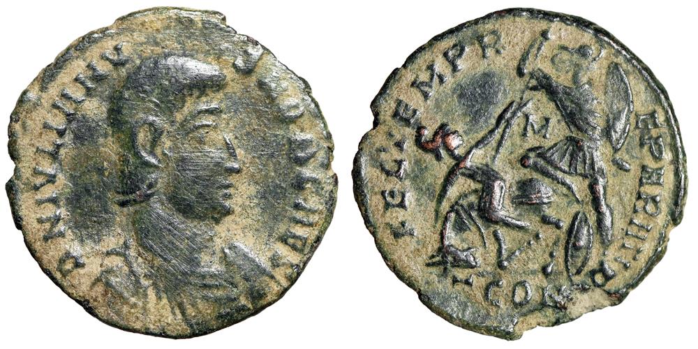 Julian II The Apostate FEL TEMP REPARATIO Spearing Horseman Arles RIC ...