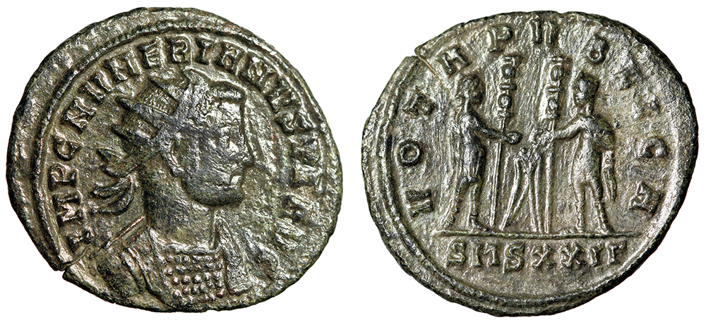 Numerian Antoninianus VOTA PVBLICA Numerian & Carinus Scarce | Roman ...
